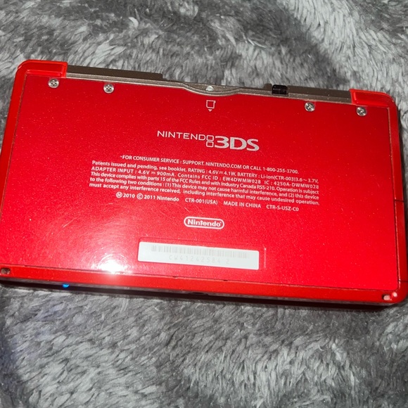Nintendo | Video Games & Consoles | Original Nintendo 3ds Flame Red | Poshmark